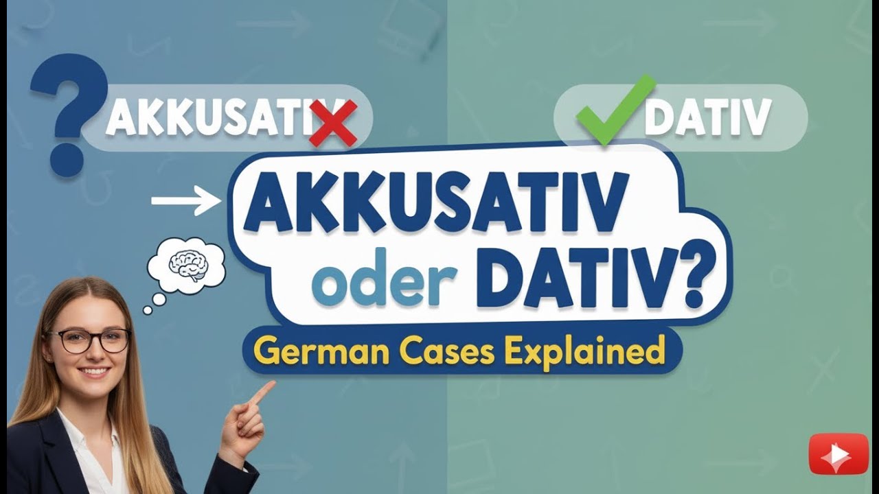 Akkusativ oder Dativ? | Learn German Cases Easily with Examples ...