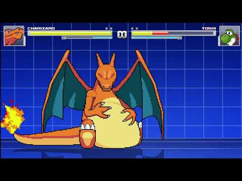 Charizard (ALT) VORES and DIGESTS Yoshi - MUGEN