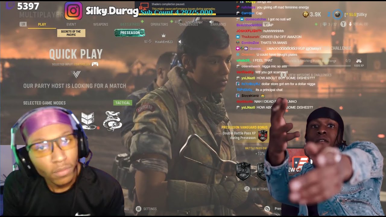 Silky COD Stream With Quelly & Sleepy Woo - YouTube