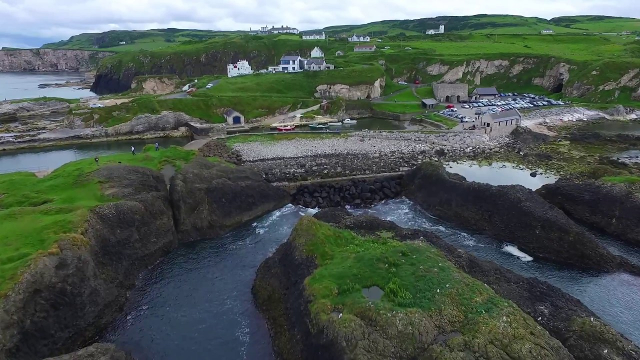 Drone flight, Ballycastle, Moyle, Northern Ireland - YouTube