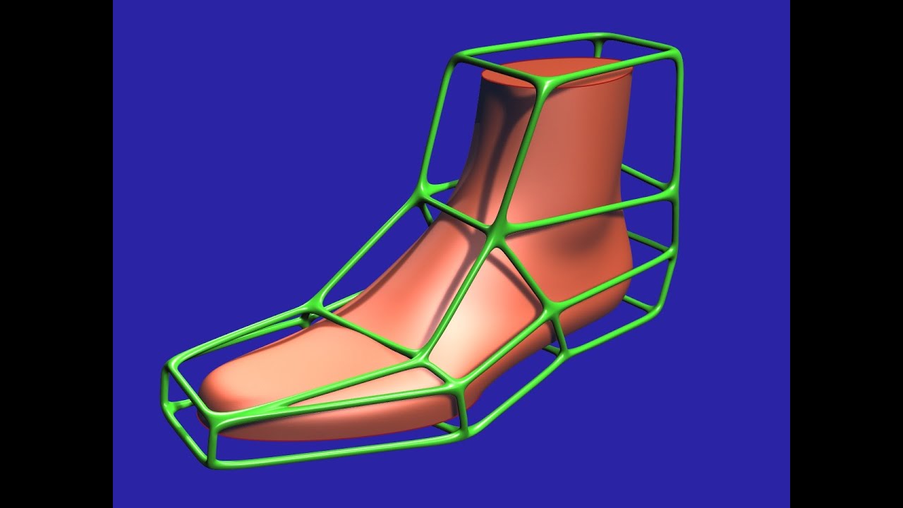 Orthopaedic shoe last design using a multi staged level of detail - YouTube