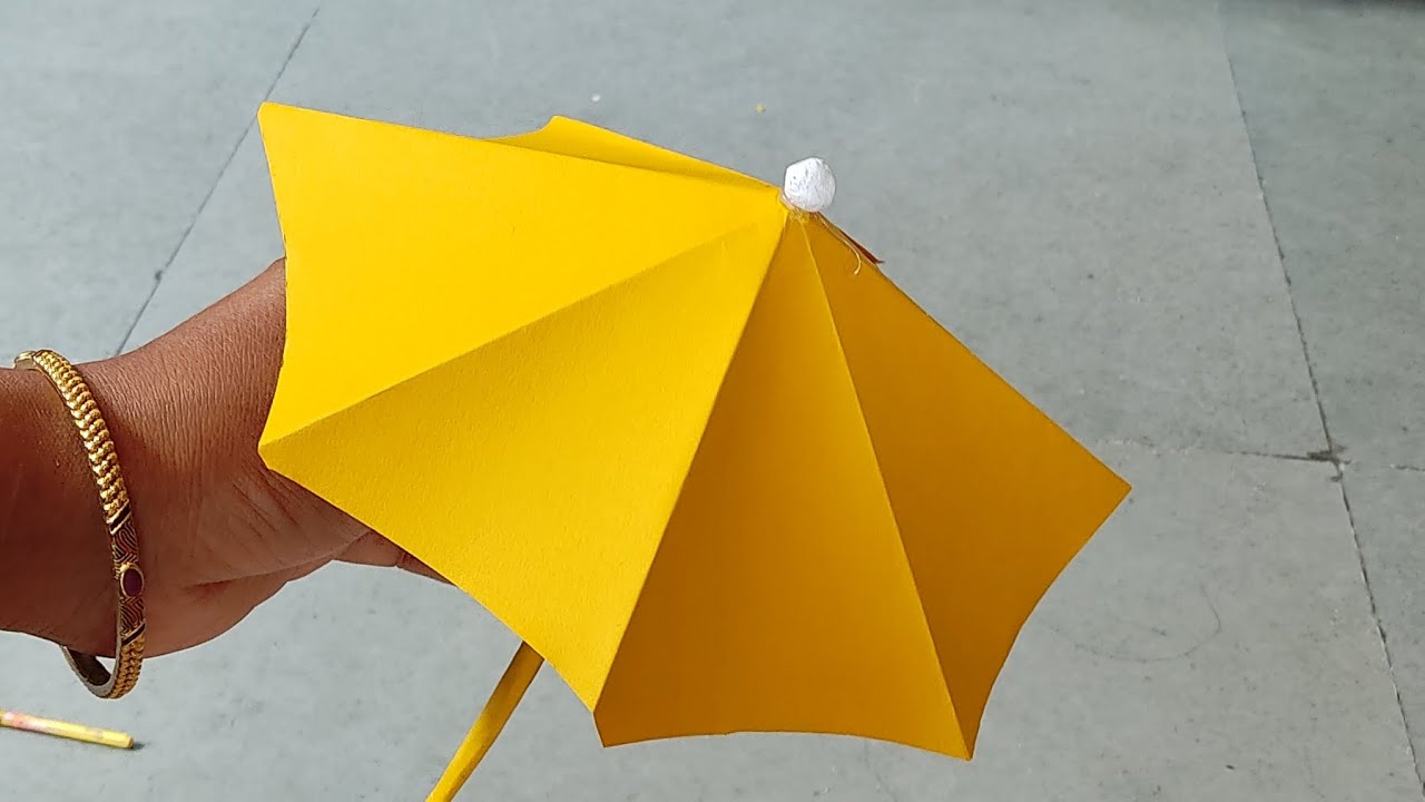 paper umbrella making|art and craft|umbrella making with paper ...