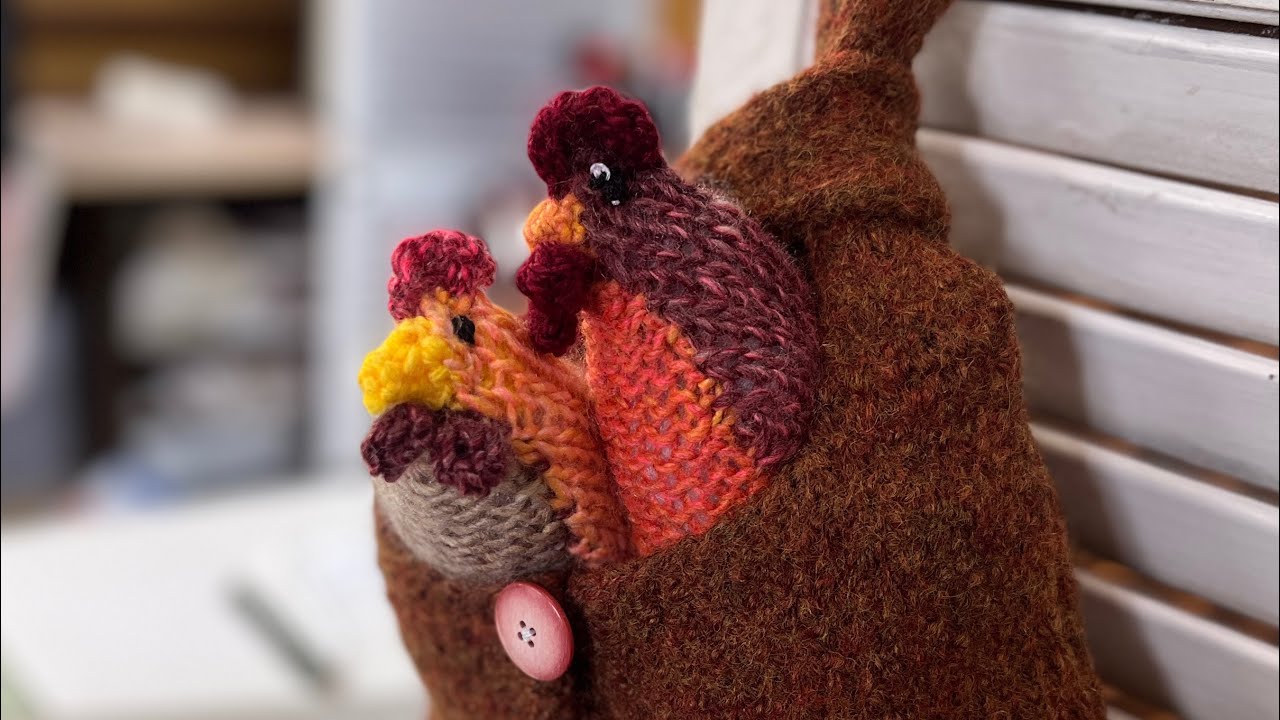 Mini Support Chickens Knit on a 22 Needle Circular Knitting Machine ...