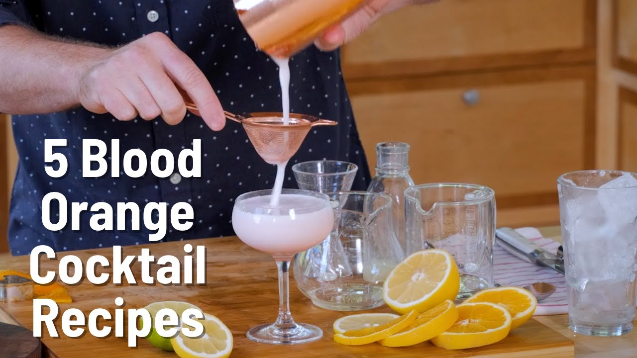 Cocktail Countdown: Blood Orange - YouTube