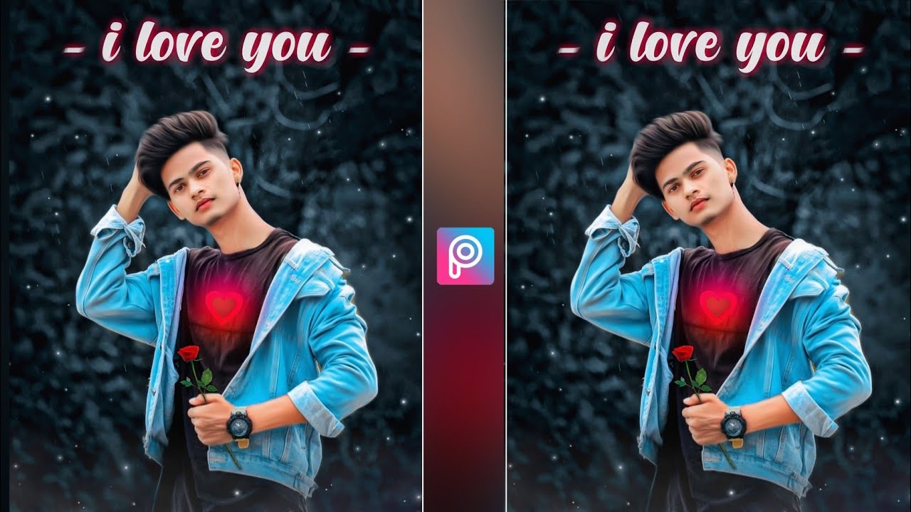 Love - photo editing | Picsart Editing new style - Xyaa Edits - YouTube