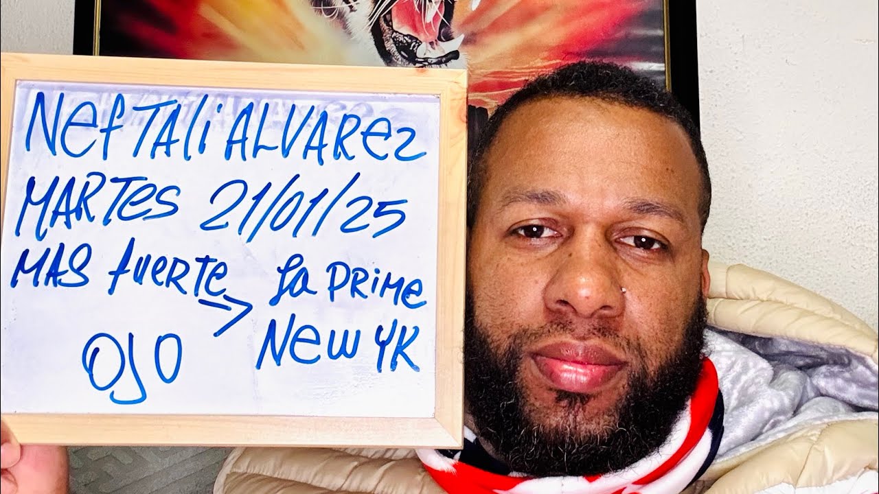 NEFTALÍ ÁLVAREZ NUMEROLOGIA BINGUITO(32) hoy 21/01/2025 - YouTube