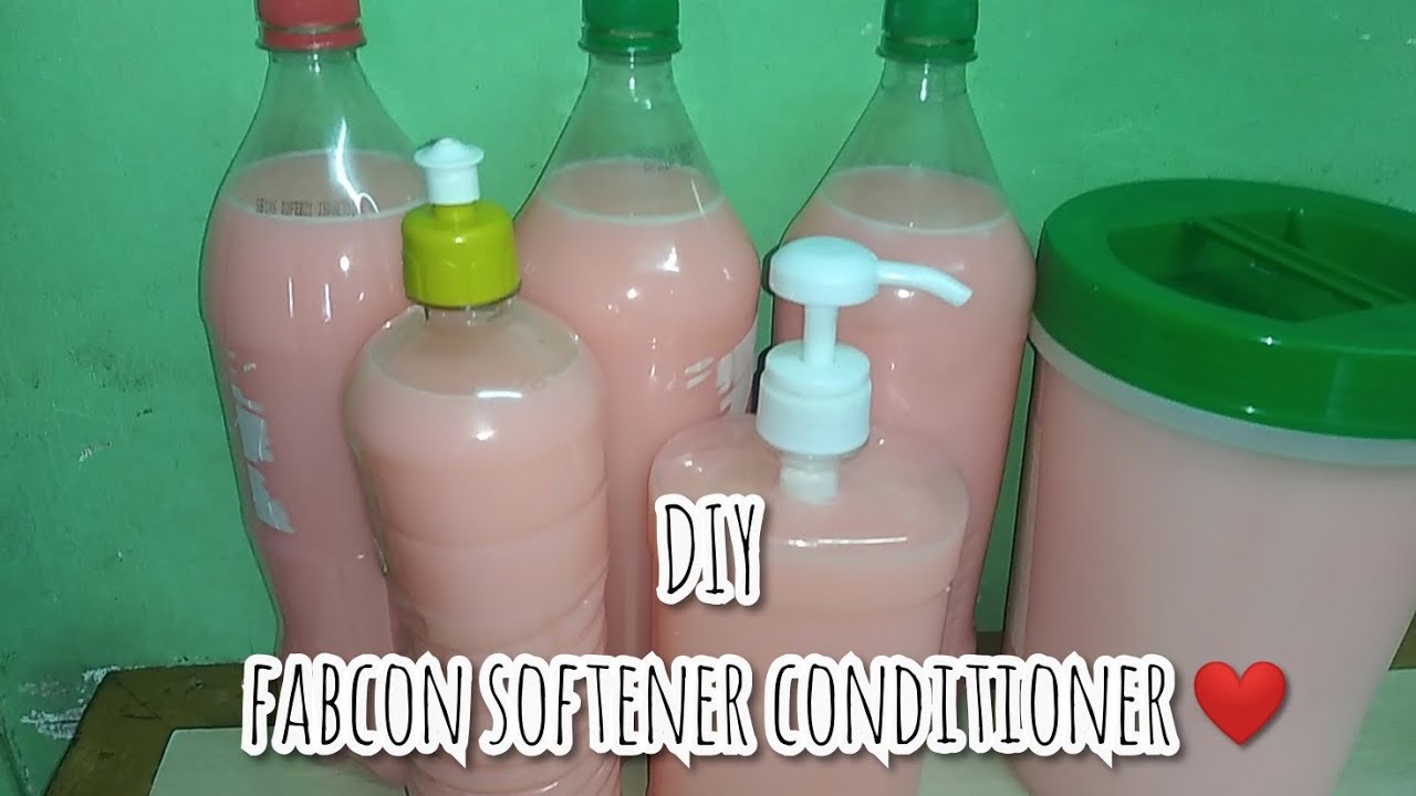 how to make DIY fabcon softener conditioner By Mommy La ️ - YouTube