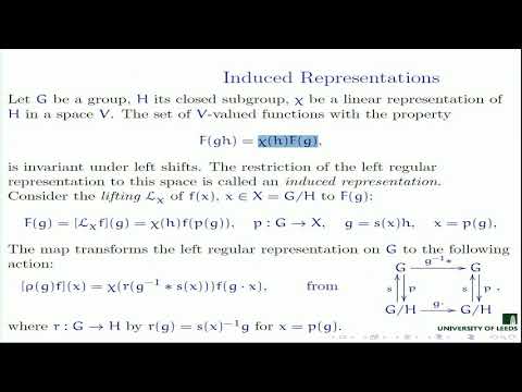 12. Unitary Representations - YouTube