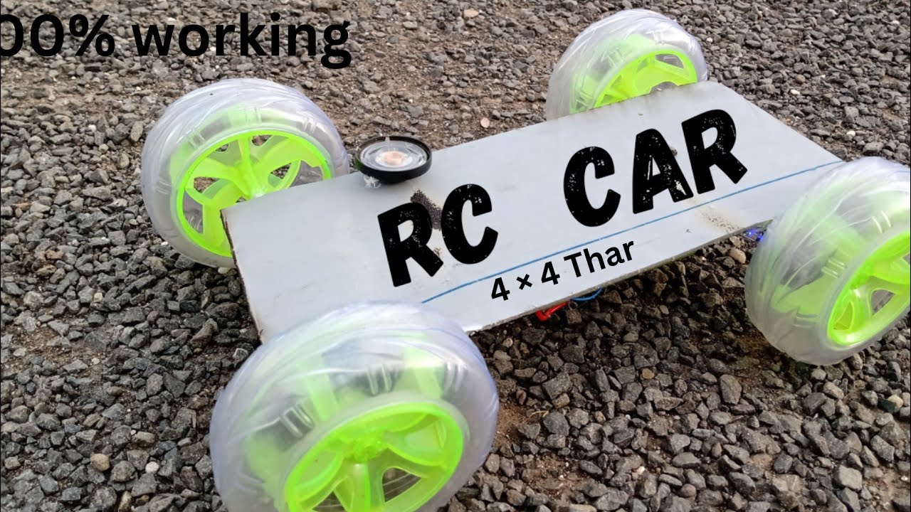 how to make in 4 × 4 Thar car | 4 × 4 car | Thar Car making | 100% ...
