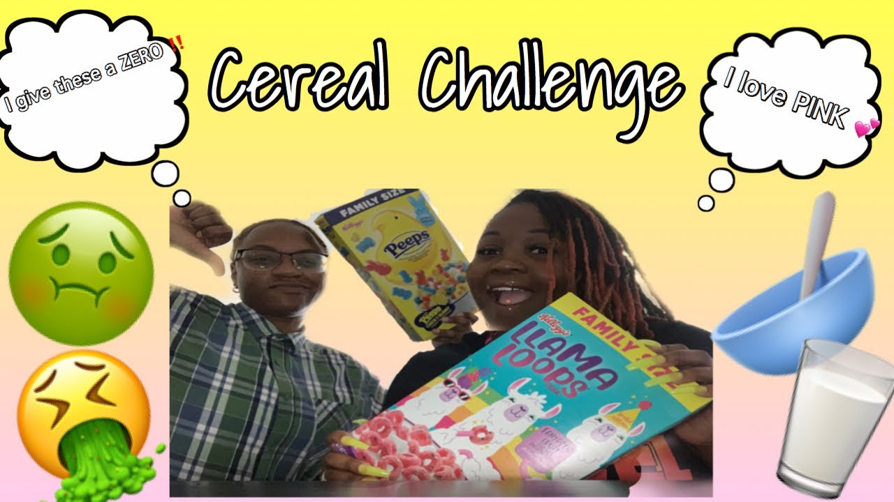 🚨🚨 CEREAL CHALLENGE 🚨🚨 - YouTube