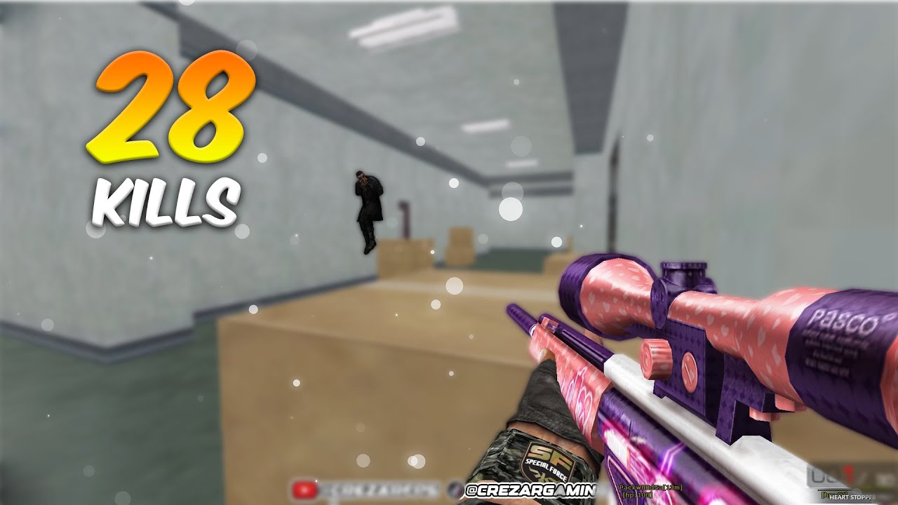 28 Kills Using Heart Stopper PSG 1.. - YouTube