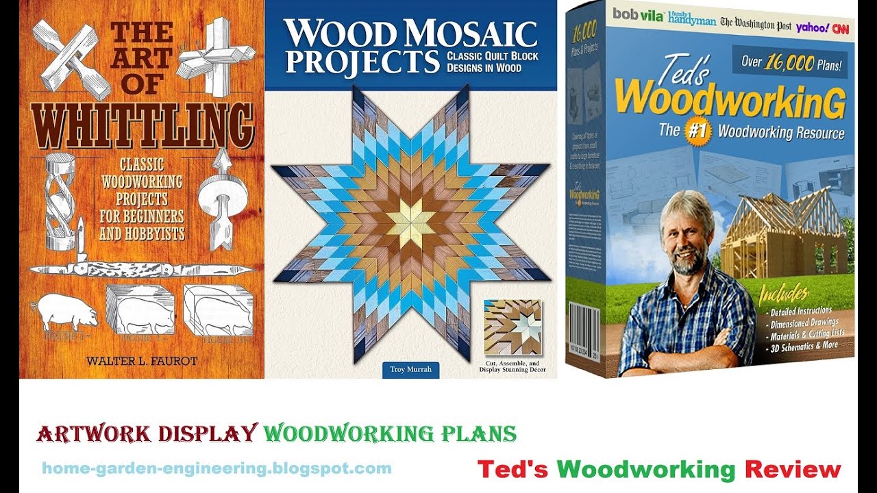 Ted's Woodworking Review: Artwork from TED Woodworking Plans - YouTube