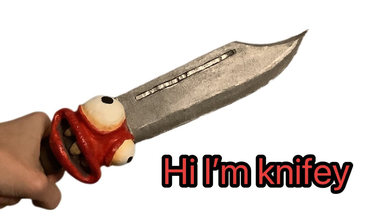 Making a knife with a face! From high on life! - YouTube