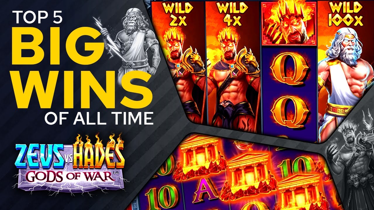 Top 5 Biggest Wins on Zeus vs Hades - Gods of War - YouTube
