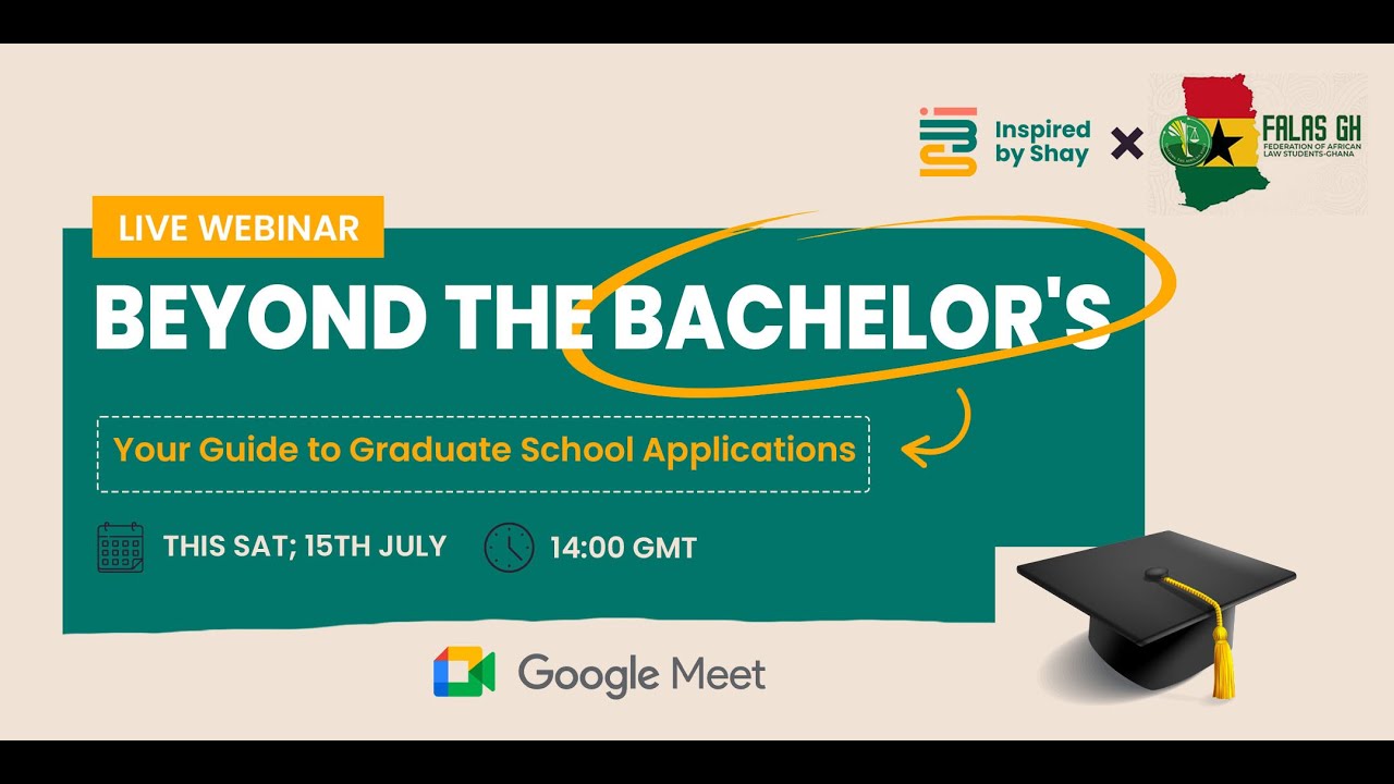 Beyond the Bachelor's: Your Guide to Graduate School Applications - YouTube