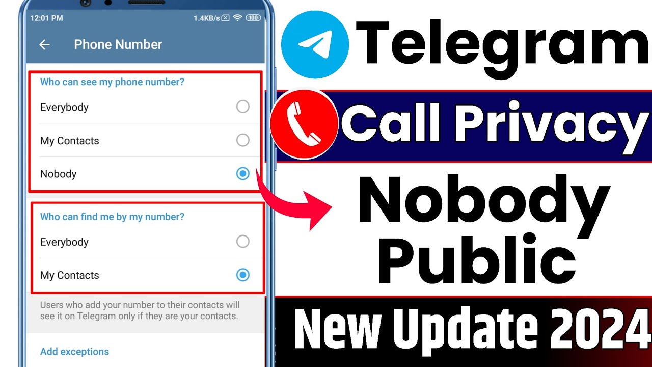 Telegram call privacy setting | Telegram app call setting - YouTube