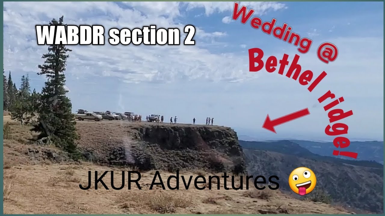 WABDR section 2, wedding on the ridge but a downed tree keeps us from completing - YouTube