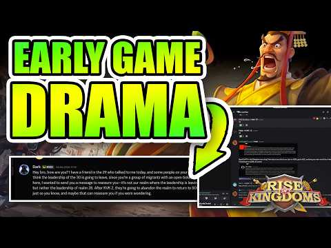 Early Game Drama: Getting Called Out - Rise of Kingdoms