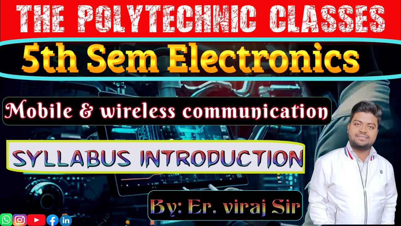 Mobile & Wireless Communication::: Syllabus Analysis:::5th Semester::: Electronics Engg - YouTube