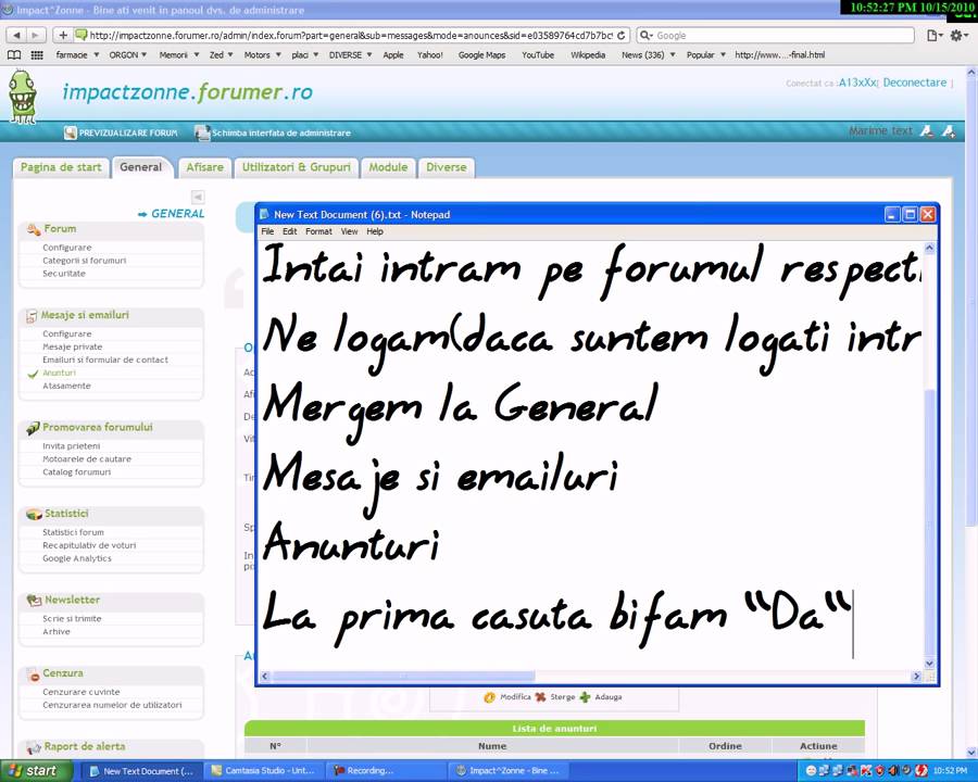 [Tutorial]Cum sa creezi un anunt defilator - YouTube