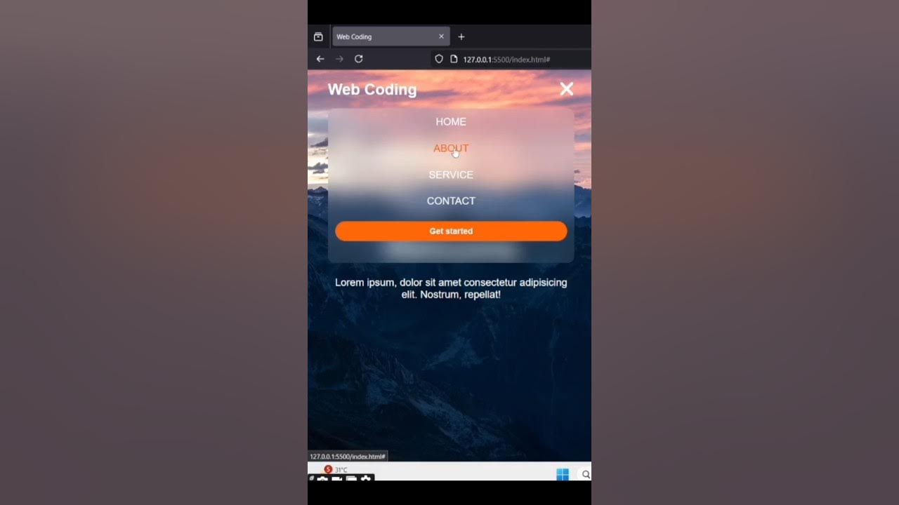 Create a responsive navbar with HTML,CSS #cssproject #navbar - YouTube