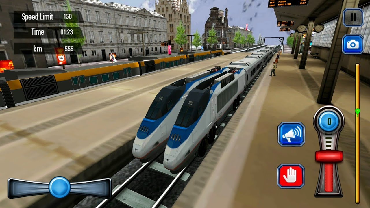 Euro Railjet Double Head Bullet Train Driving - Train Game - Android ...