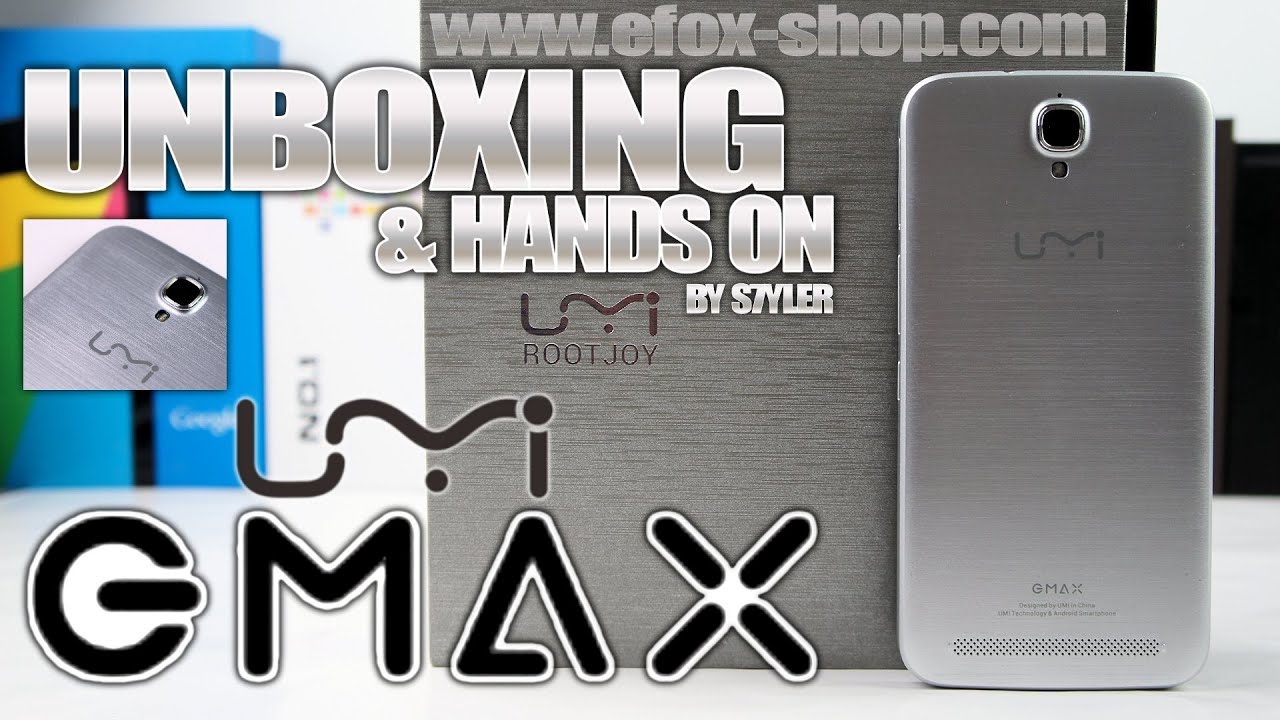 UMI eMAX (Unboxing & Hands on) 3780 mAh, MTK6752, 4G, Full HD IPS OGS ...