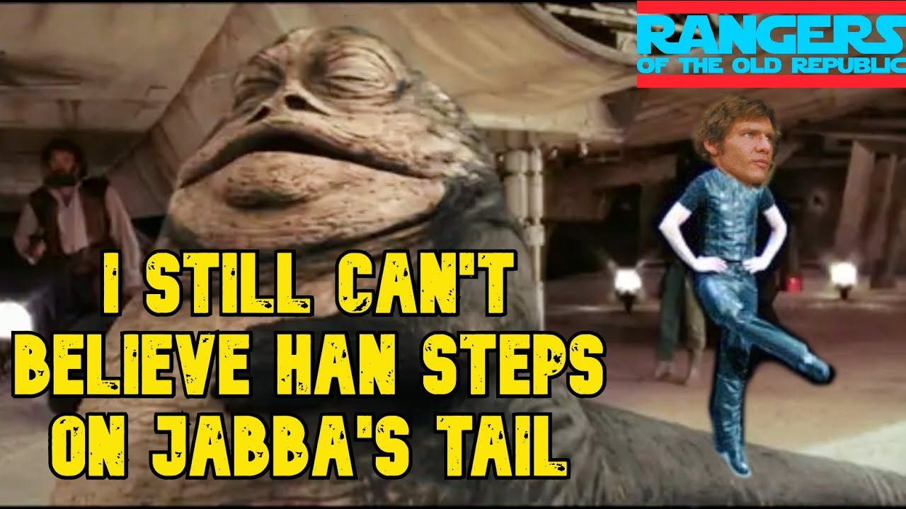 "I still can't believe Han Solo steps on Jabba's tail" - YouTube