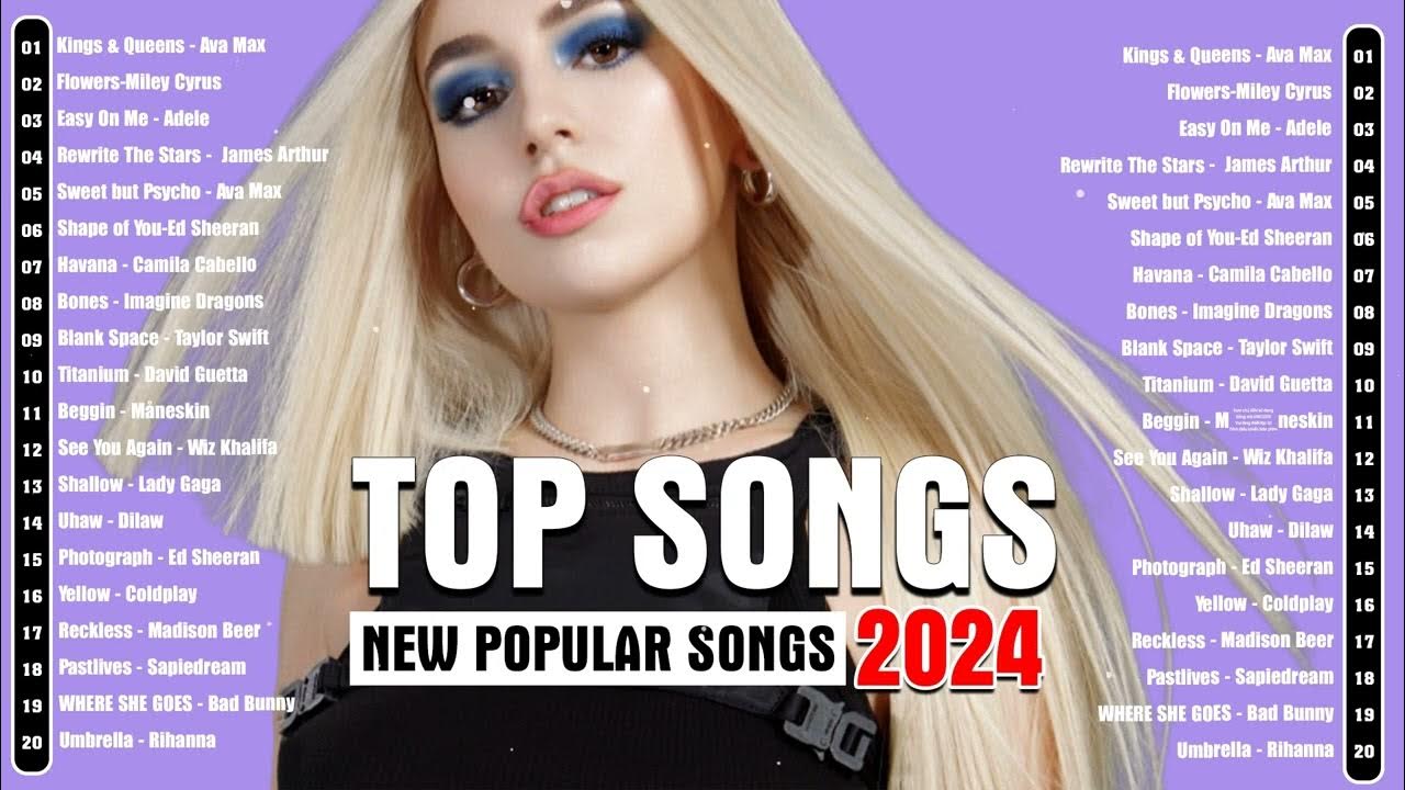 Top 40 Songs Of 2024- Best English Top Songs Playlist 2024 - Clean Pop Playlist 2024 - YouTube