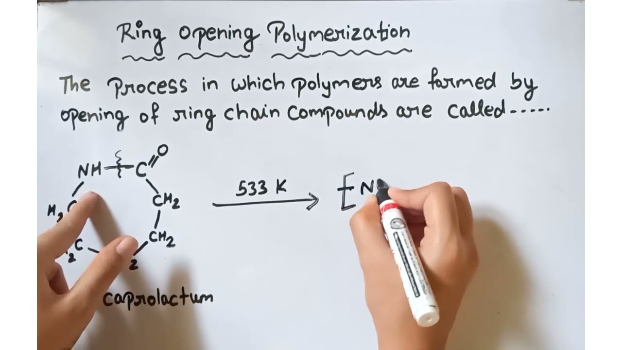 Ring opening polymerization|| introduction to polymer chemistry|| class ...