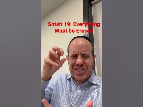 One Minute Daf — Sotah 19: Everything Must be Erased #torahforlife #religion #dafyomi #prayer ...