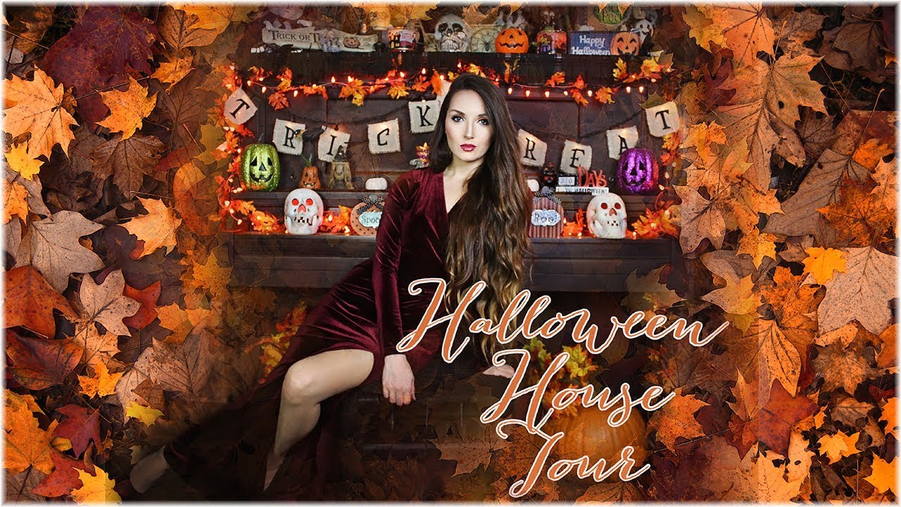 HALLOWEEN HOUSE TOUR! | Decorate for Halloween With Me!!! | Caitlin ...