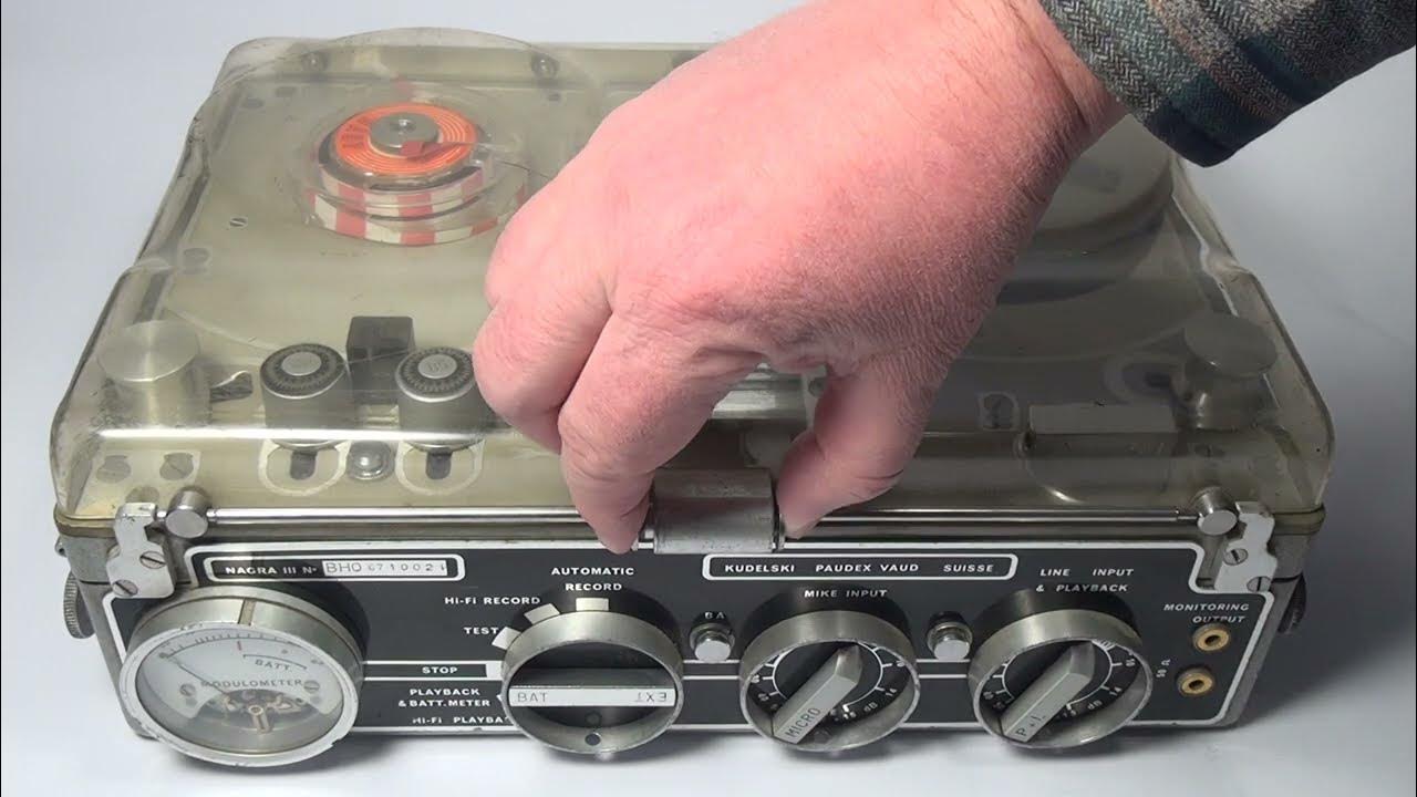 Nagra III Kudelski Professional Reel-to-Reel Tape Recorder - YouTube