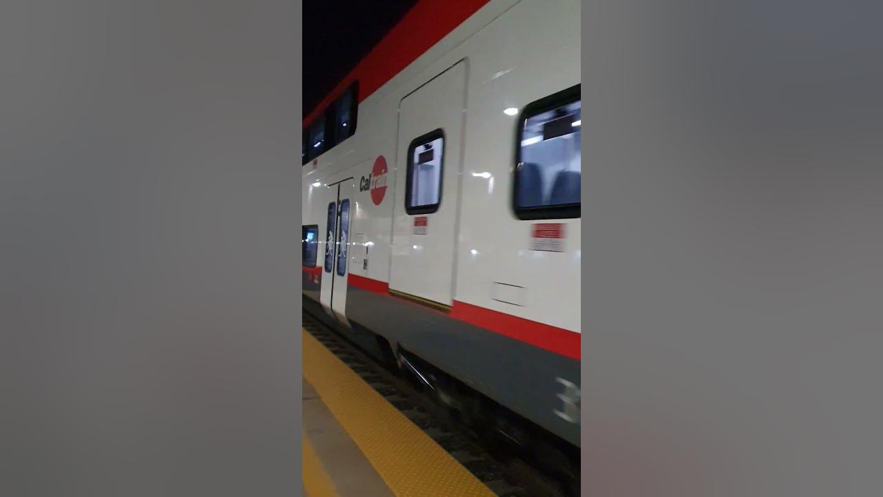 Boarding Southbound Caltrain at San Antonio Station. - YouTube