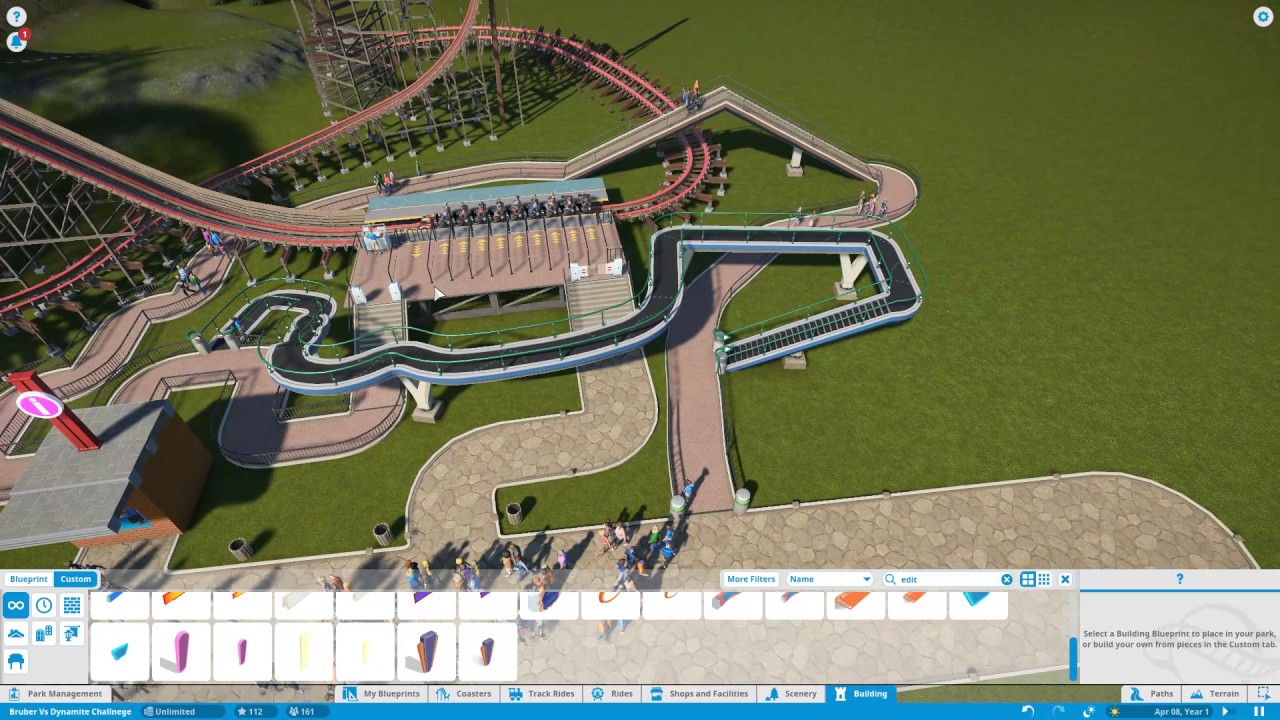 Planet Coaster Challenge With Bruber! Part One - YouTube