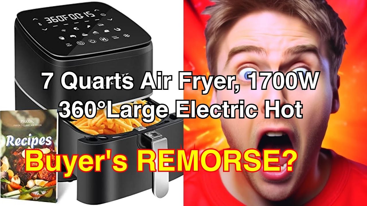 PHKOK 7 Quarts Air Fryer Review: 14-in-1 Electric Hot Oilless Oven ...