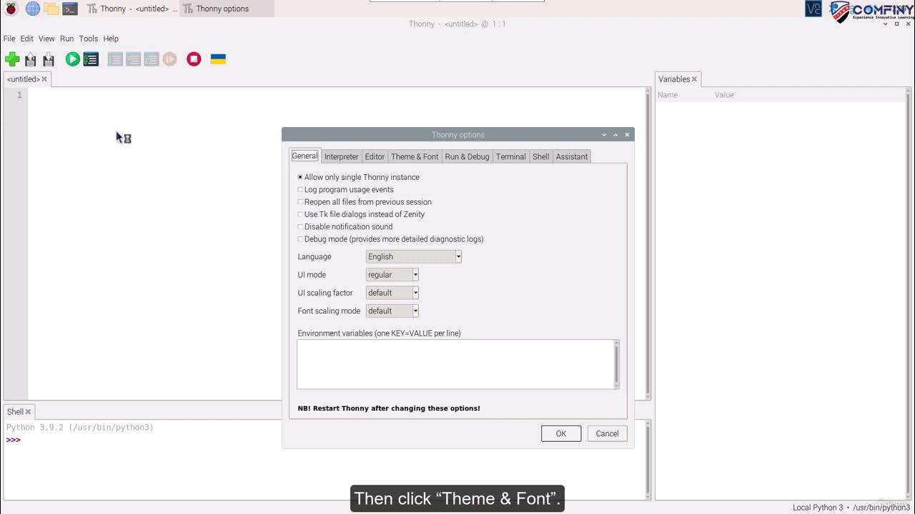 Thonny Installation in Raspberry Pi 4 | Raspberry Pi & Python Bootcamp - YouTube
