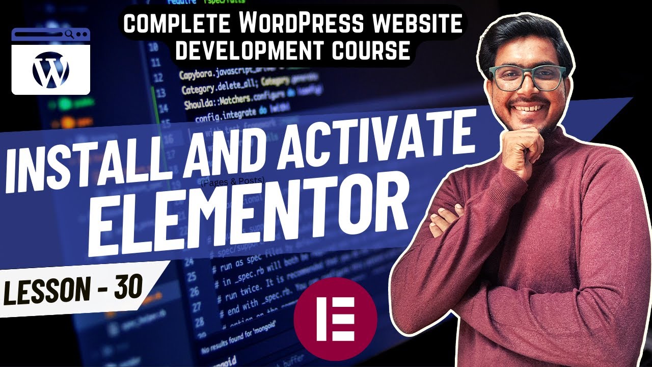 How To Download And Install Elementor Elementor Tutorial Youtube