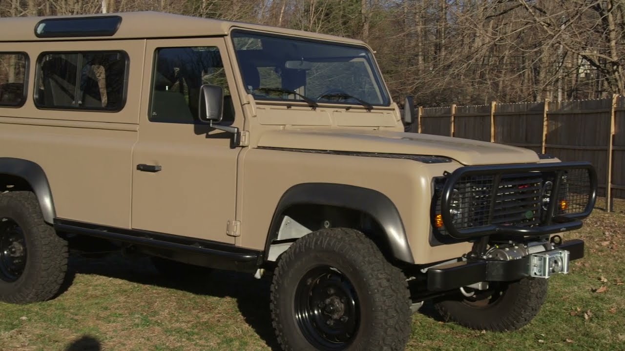 1985 Land Rover 110 Restoration North America Overland - YouTube