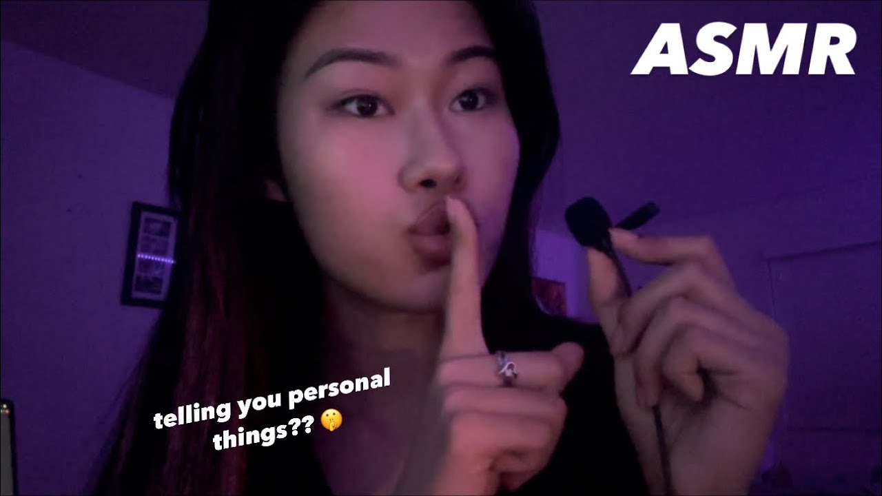 asmr - inaudible whispering into the mini mic - YouTube