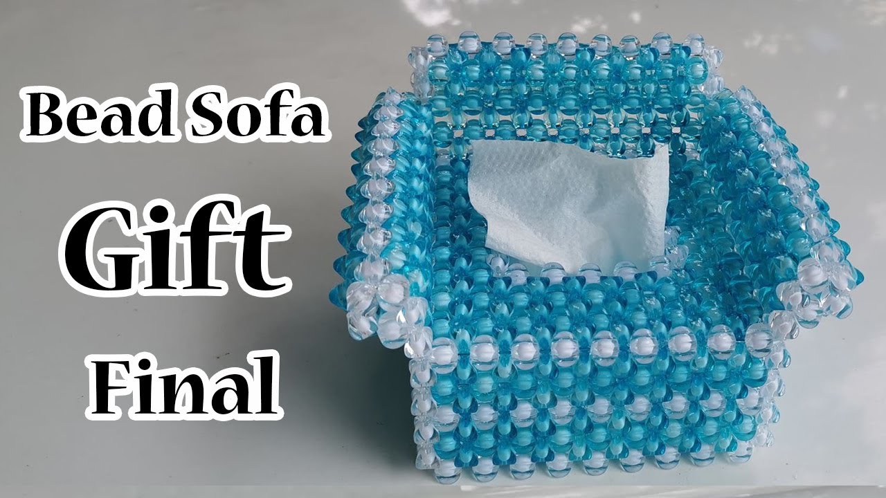 How to make Bead Sofa Gift Part End || Crystal Bead - YouTube