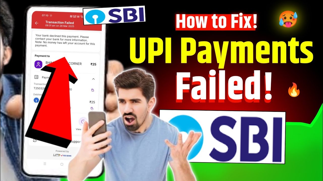 💸 Online Payment Nahi Ho Raha? 🤔 UPI Payment Failed Problem Solve - YouTube