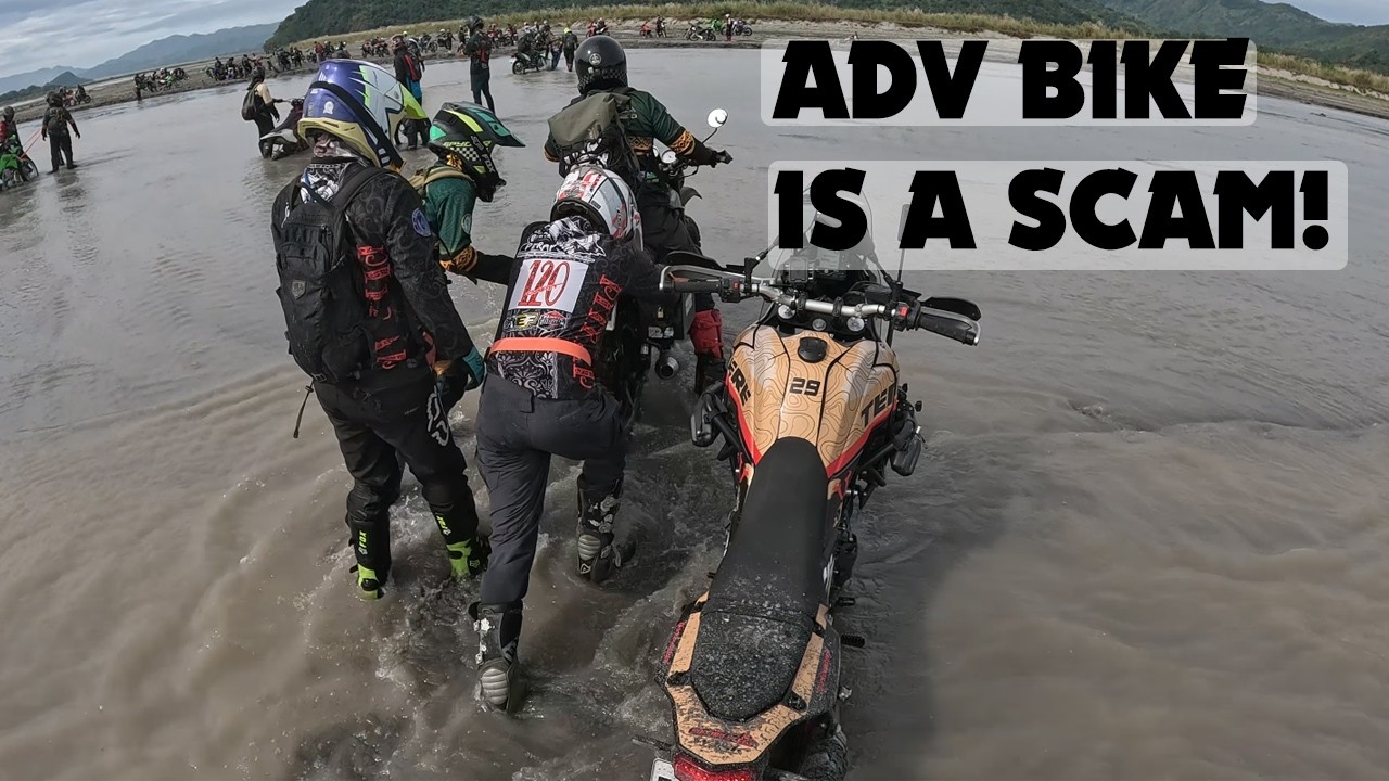adventure bike on sand lahar experience with tenere 700 kilos - YouTube
