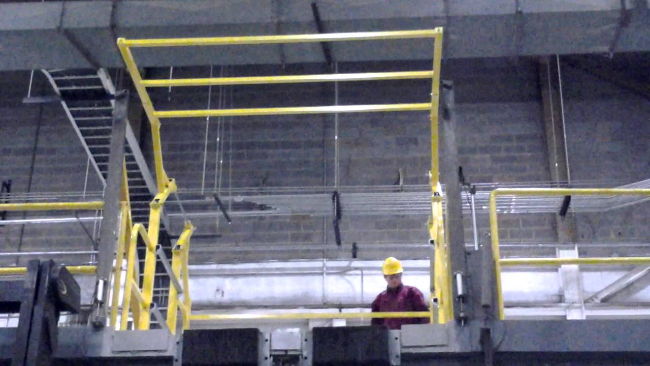 Mezzanine Safety Gate Demonstration 4 - YouTube