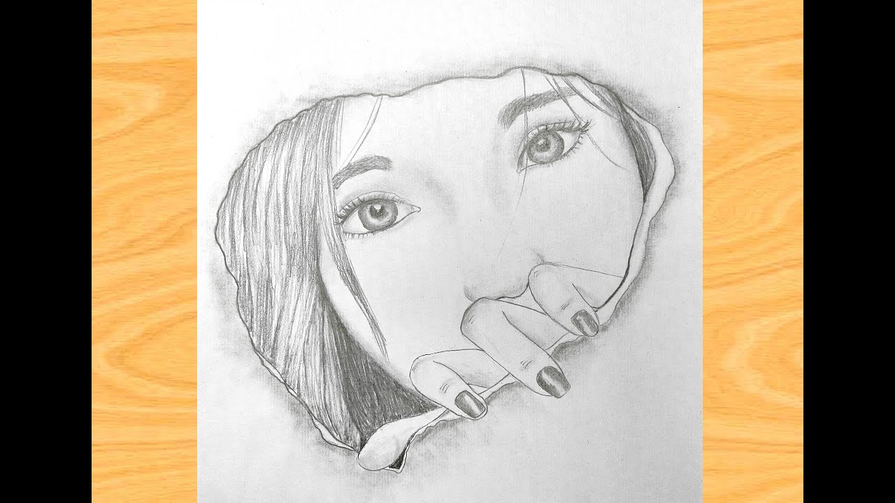 easy drawing girl face | how to draw girl | step by step drawing ...