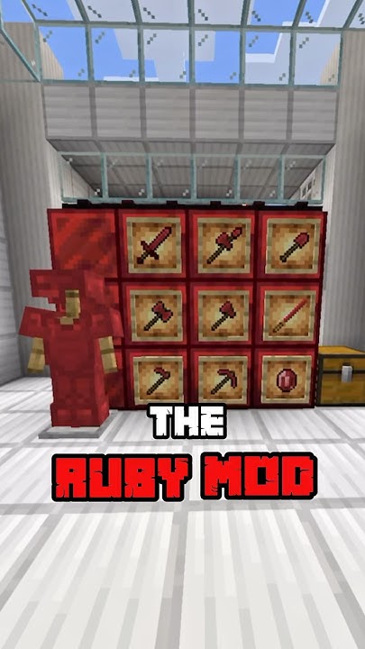 Showcasing The Minecraft Ruby Mod! #minecraft #shorts - YouTube
