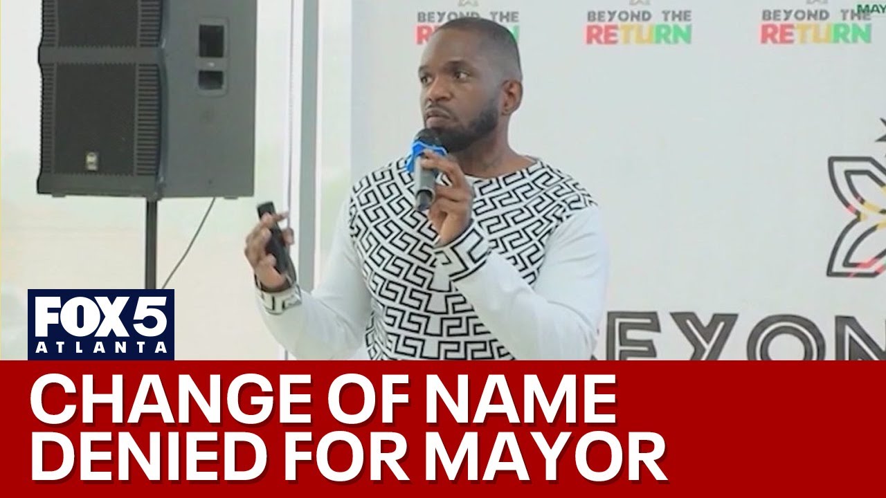 South Fulton Mayor Khalid Kamau denied name change | FOX 5 News - YouTube