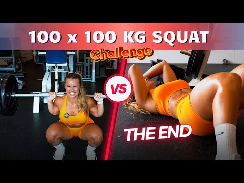 I challenged myself..CAN I SQUAT 100x100KG WITHIN ONE HOUR?