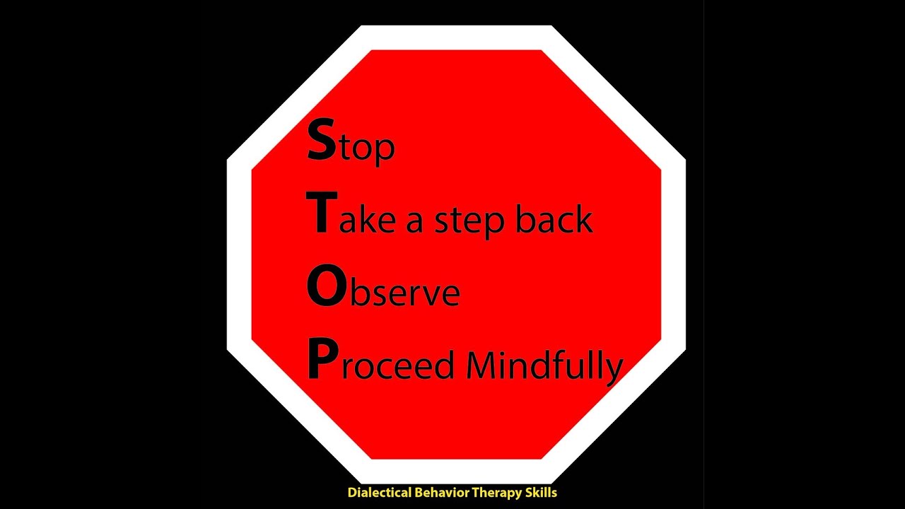 STOP Skills DBT (for distress tolerance) | What is it and how to use it ...