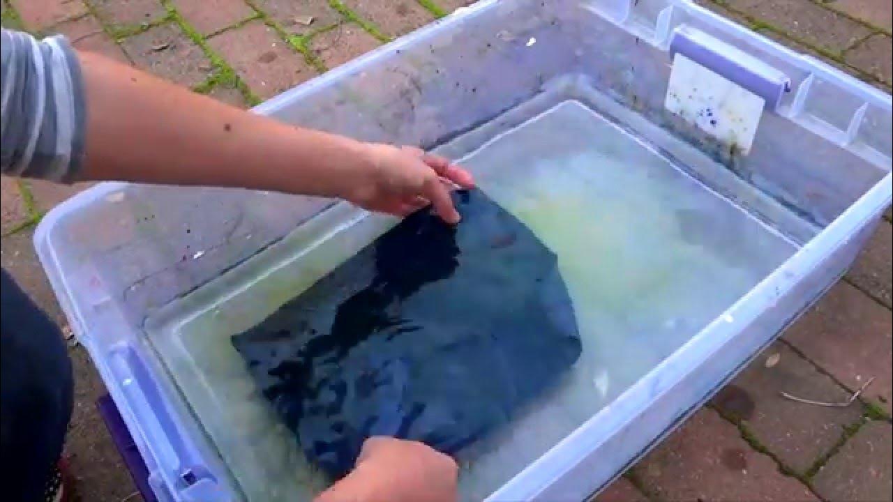 Printing with Cyanotype Fabric - YouTube